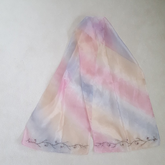 Accessories | Nwot Semitransparent Multicolor Wrap | Poshmark